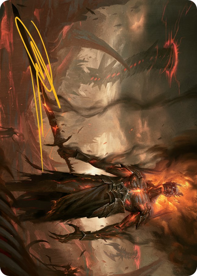 Ashen Reaper Art Card (Gold-Stamped Signature) - Art Series: March of ...