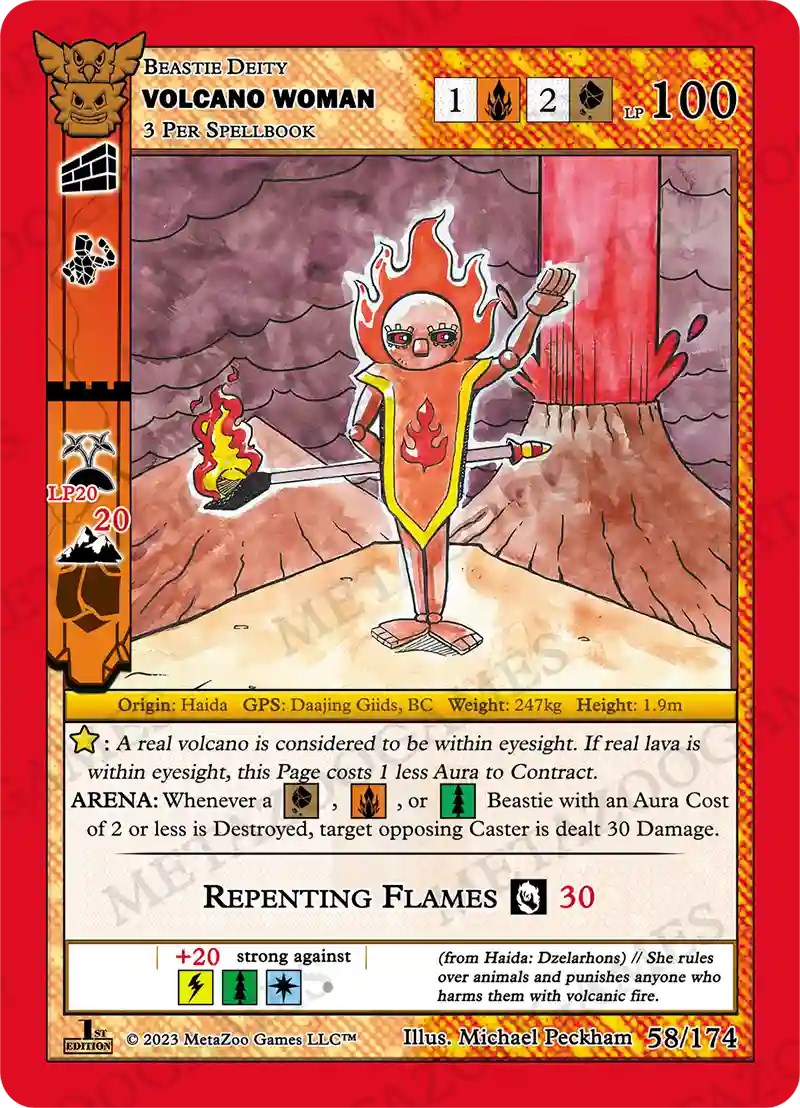 Volcano Woman - Native: First Edition - MetaZoo
