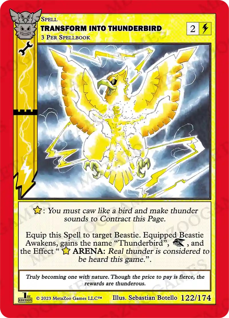 Transform Into Thunderbird - Native: First Edition - MetaZoo