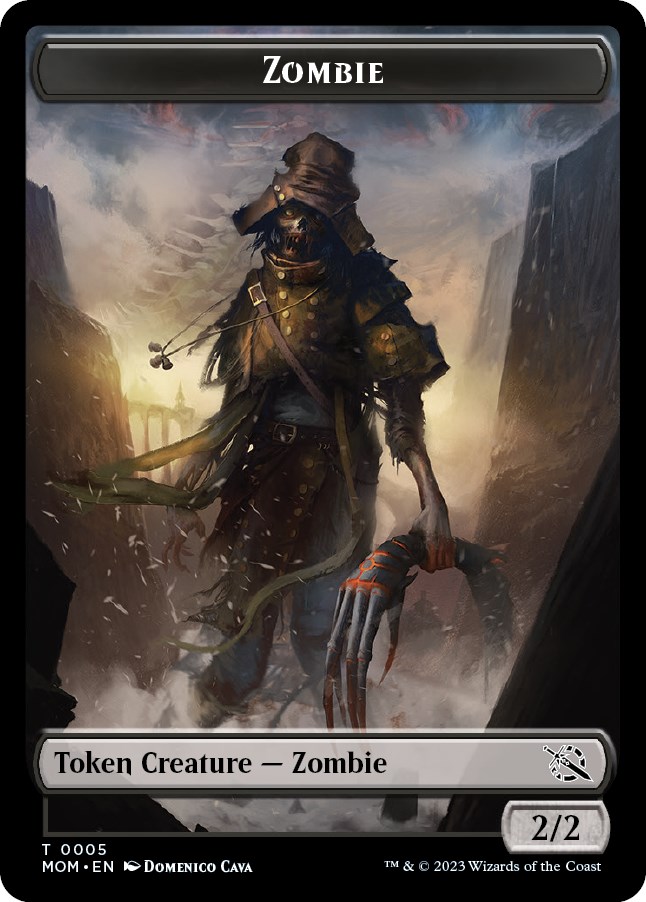 Zombie Token - March of the Machine - Magic: The Gathering