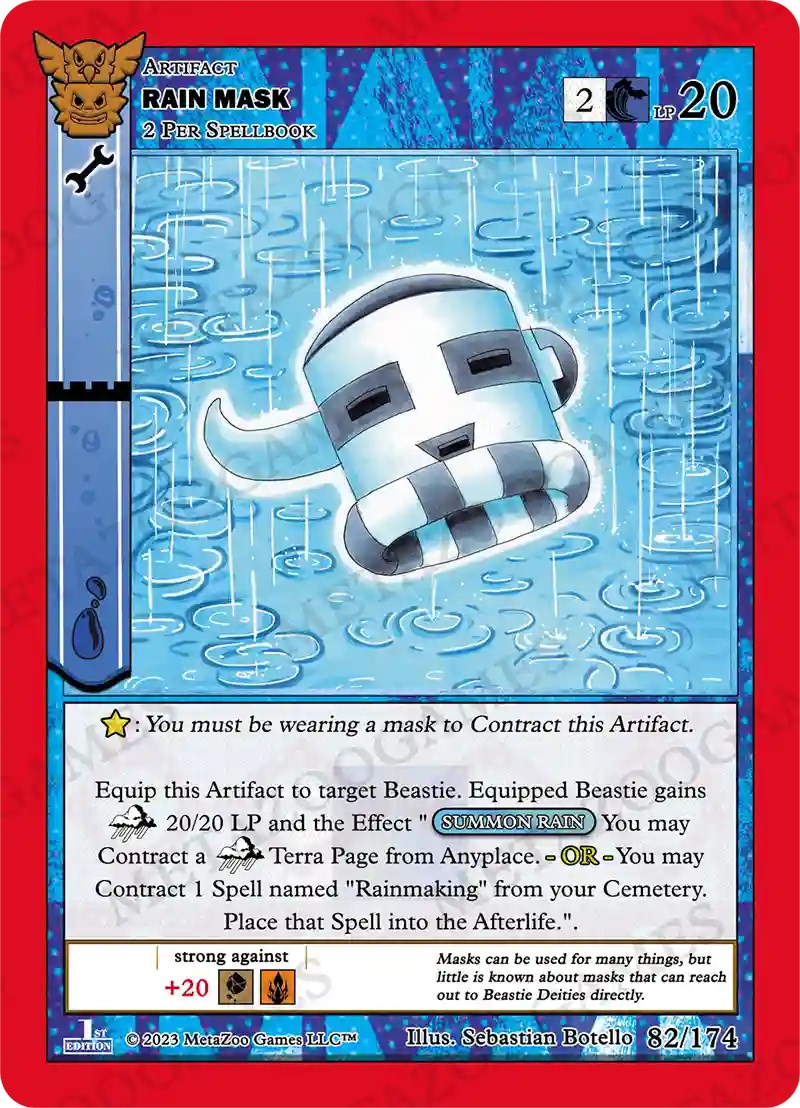 Rain Mask - Native: First Edition - MetaZoo