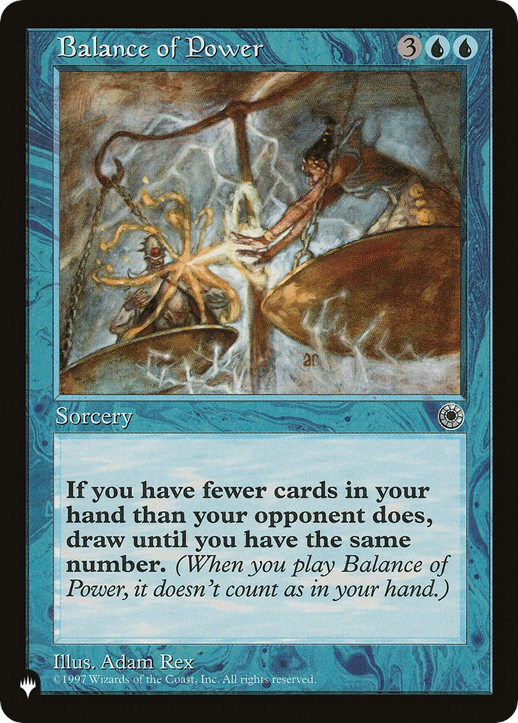 Balance of Power - The List Reprints - Magic: The Gathering