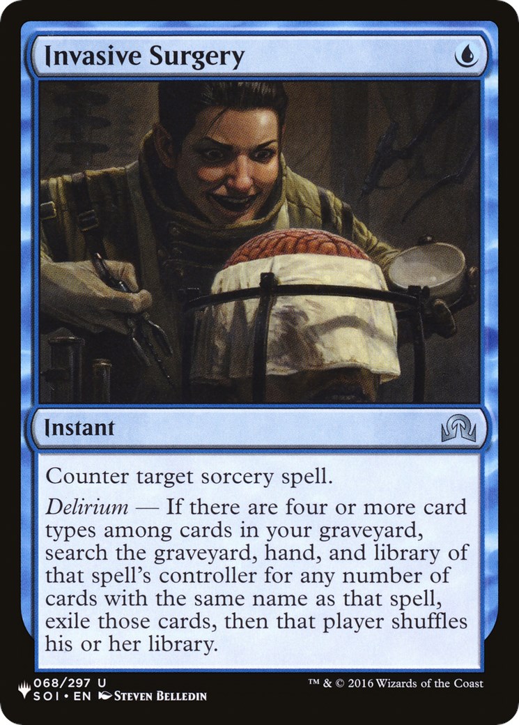 Invasive Surgery - The List Reprints - Magic: The Gathering