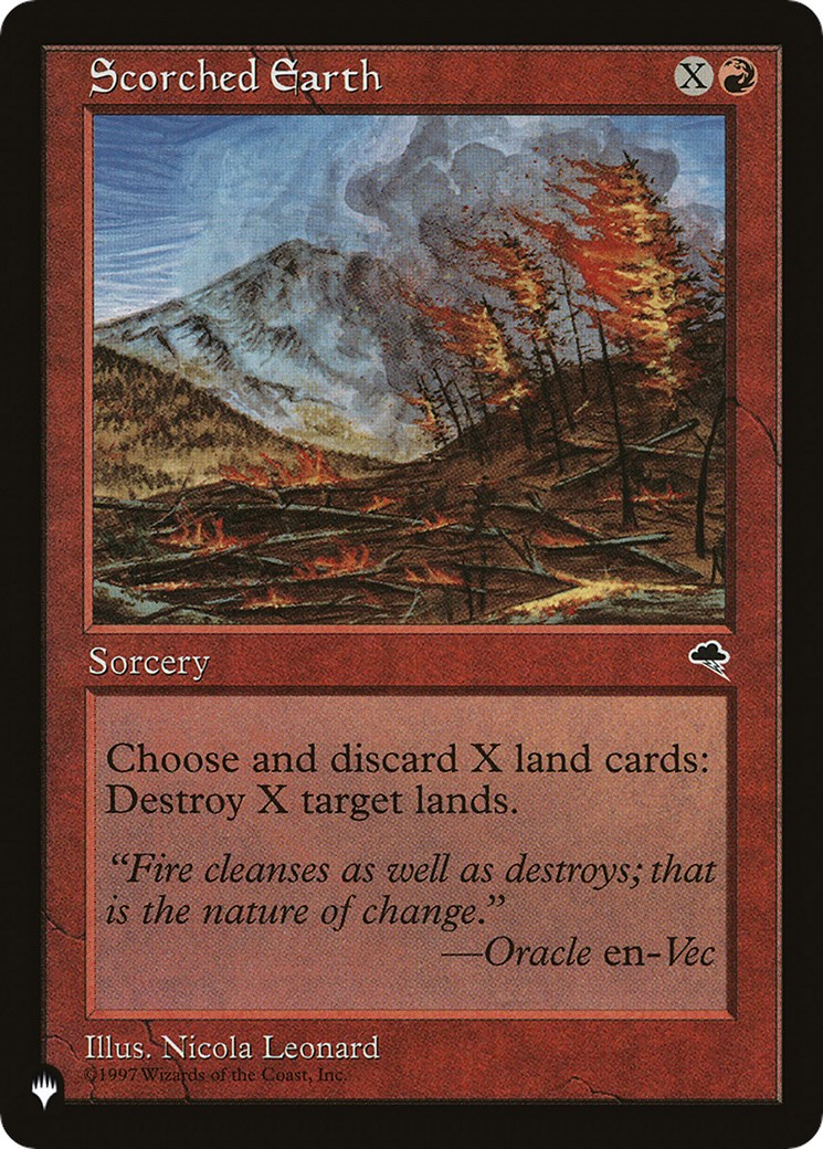 Scorched Earth - The List Reprints - Magic: The Gathering