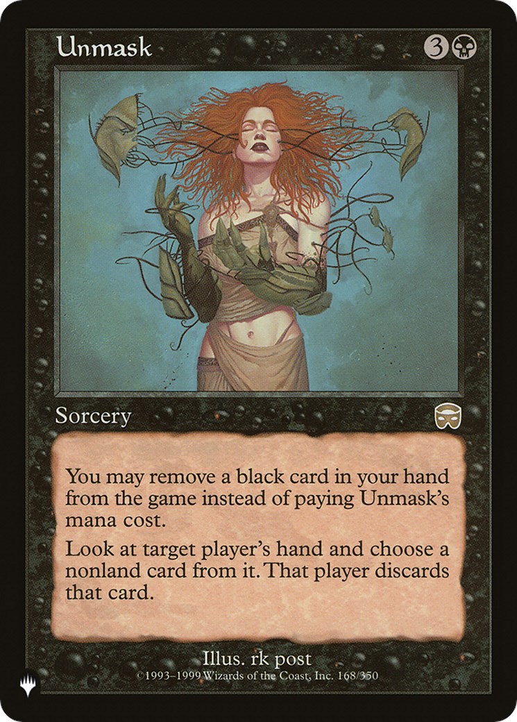 Unmask - The List Reprints - Magic: The Gathering