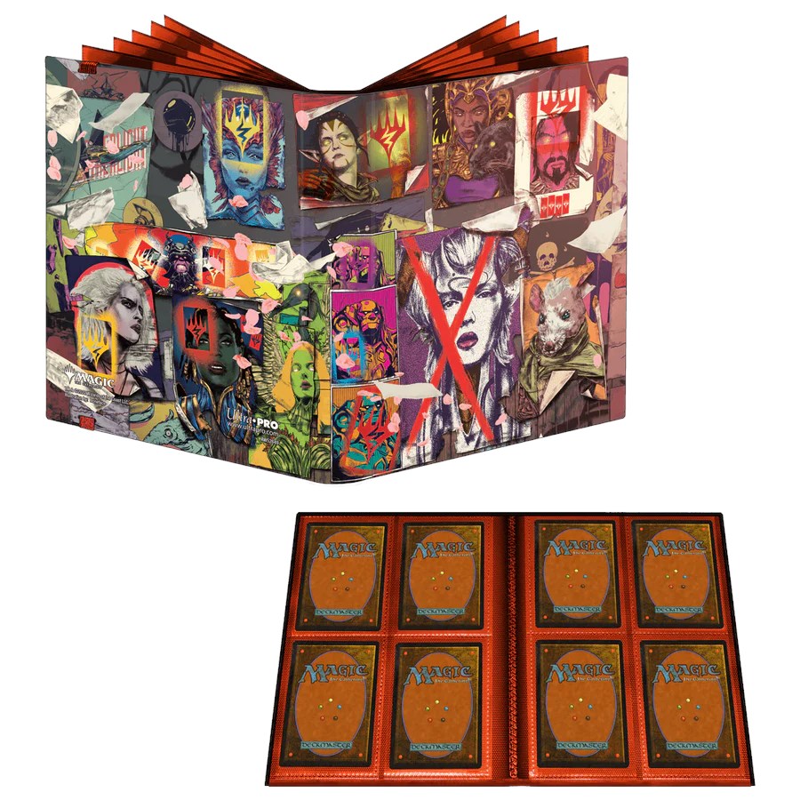 March of the Machine Phyrexian Boneface Art 4-Pocket PRO-Binder for ...