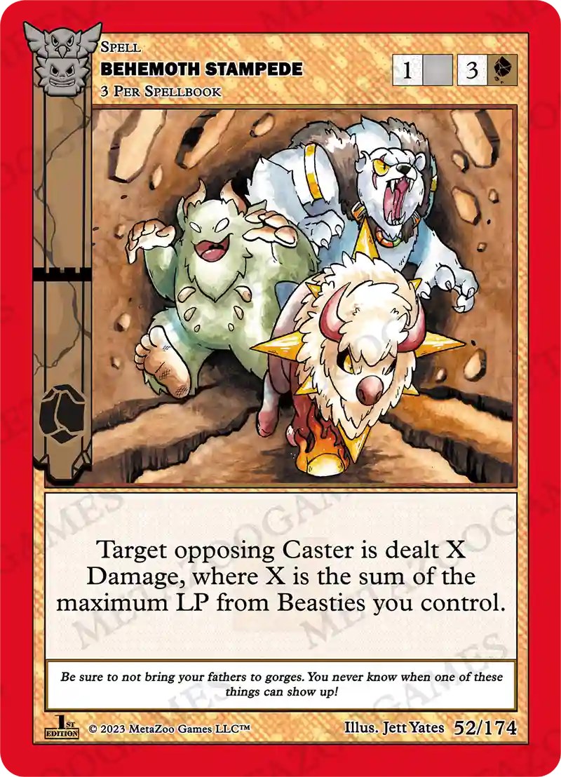 Behemoth Stampede - Native: First Edition - MetaZoo