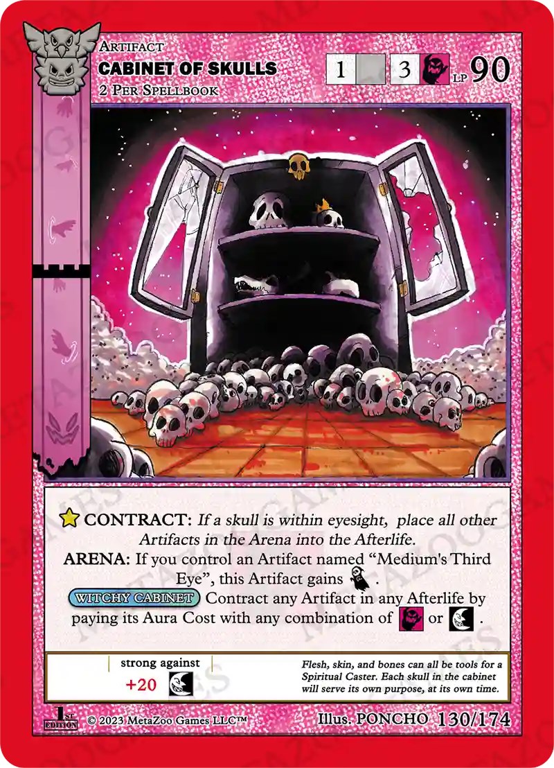 Cabinet of Skulls - Native: First Edition - MetaZoo