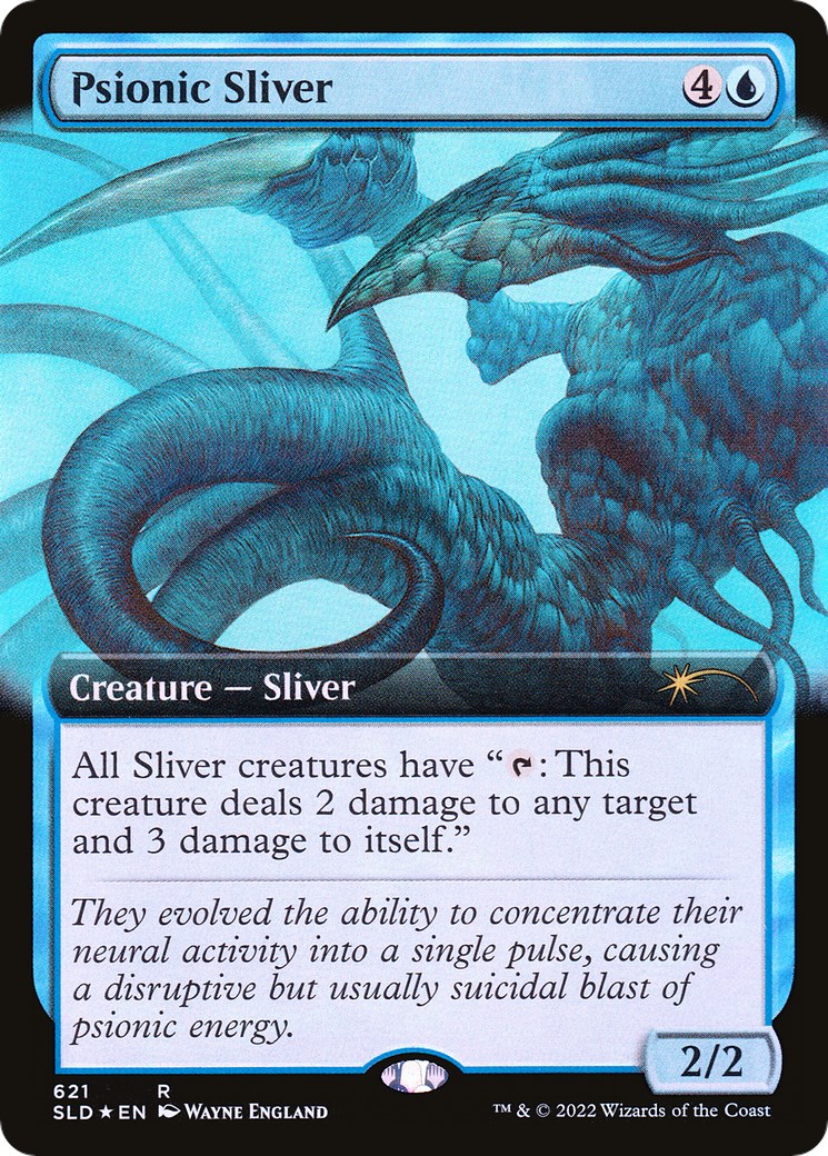 Psionic Sliver (Extended Art) - Secret Lair Drop Series - Magic: The Gathering
