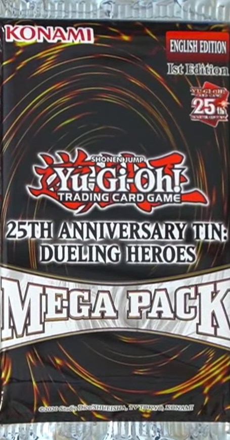 25th Anniversary Tin: Dueling Heroes Mega Pack - 25th Anniversary Tin: Dueling Heroes - YuGiOh