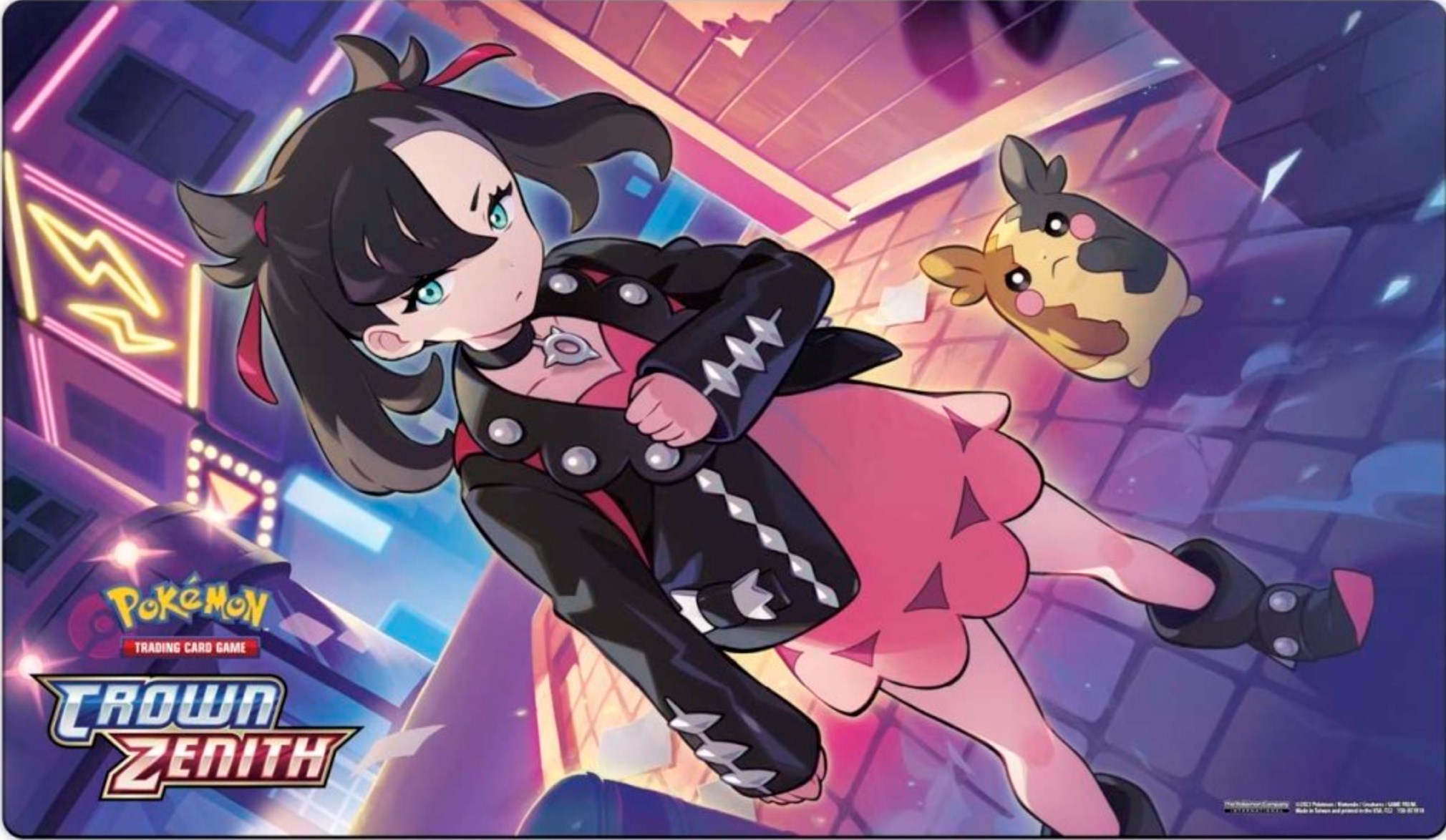 Pokemon TCG: Crown Zenith Premium Collection - Marnie & Morpeko Playmat ...
