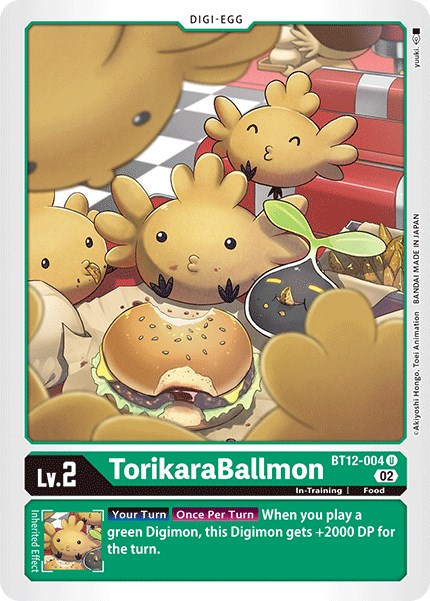TorikaraBallmon - Across Time - Digimon Card Game