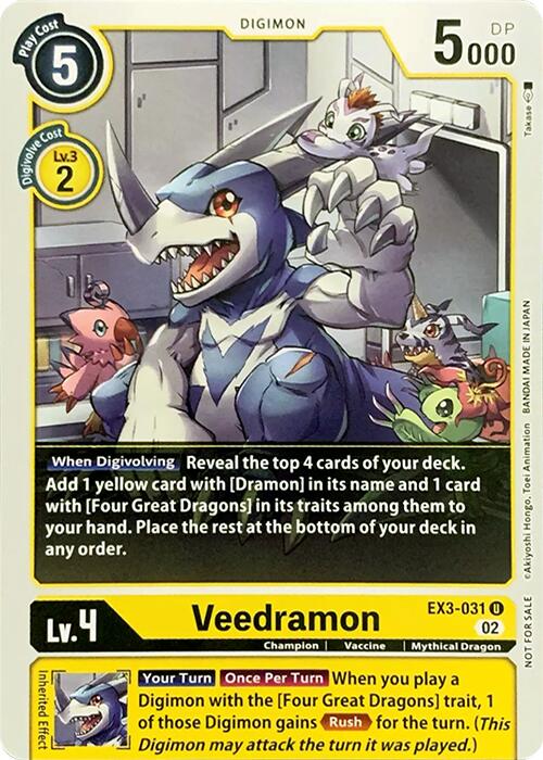 Veedramon - Revision Pack Cards - Digimon Card Game