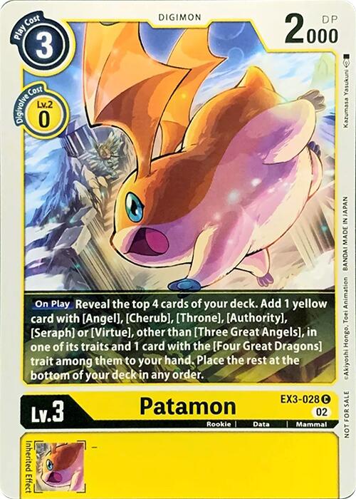 Patamon - Revision Pack Cards - Digimon Card Game