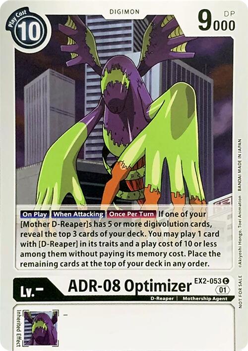 ADR-08 Optimizer - Revision Pack Cards - Digimon Card Game