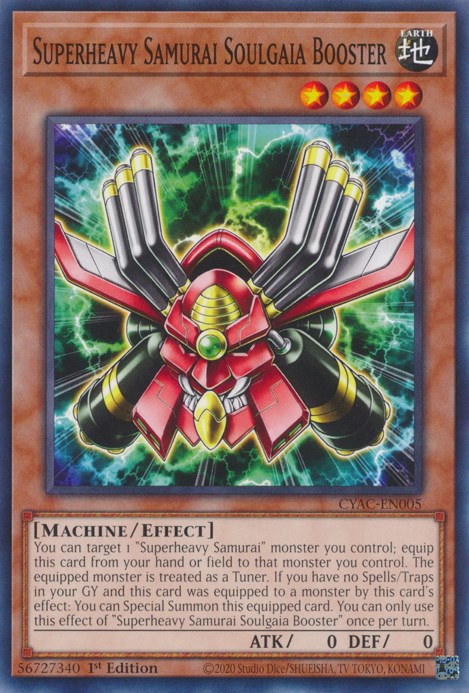 Superheavy Samurai Soulgaia Booster - Cyberstorm Access - YuGiOh