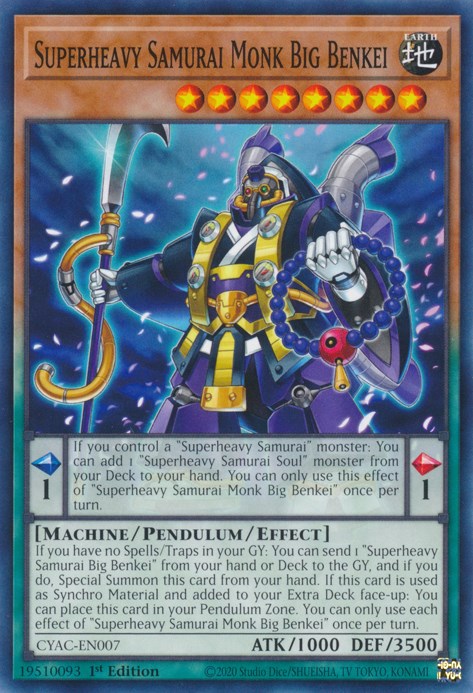 Superheavy Samurai Monk Big Benkei - Cyberstorm Access - YuGiOh