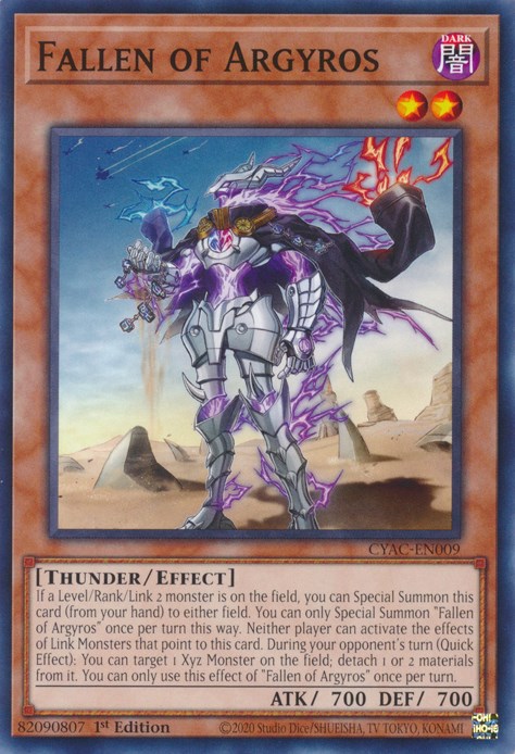 Fallen of Argyros - Cyberstorm Access - YuGiOh