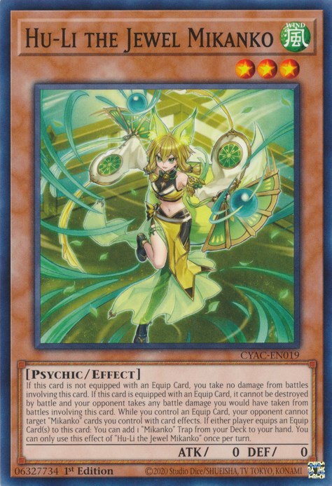 Hu-Li the Jewel Mikanko - Cyberstorm Access - YuGiOh