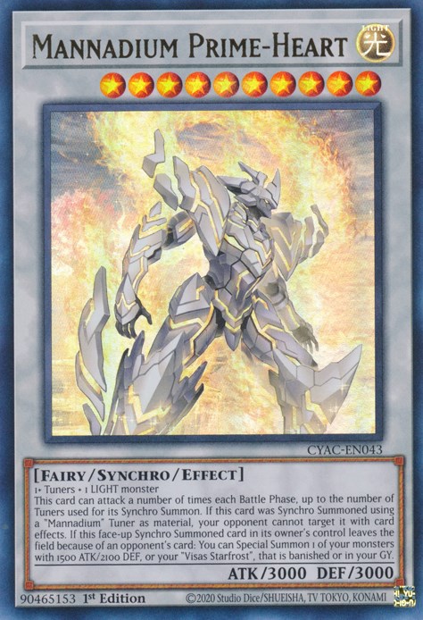 Mannadium Prime-Heart - Cyberstorm Access - YuGiOh