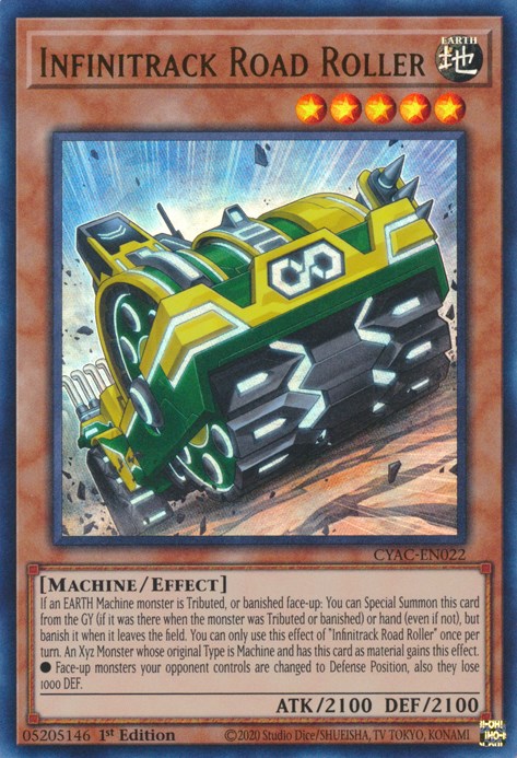 Infinitrack Road Roller - Cyberstorm Access - YuGiOh