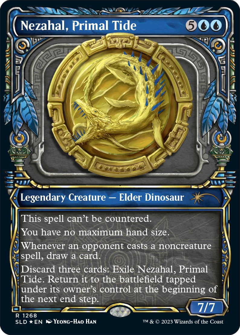 Nezahal, Primal Tide (Halo Foil) - Secret Lair Drop Series - Magic: The ...