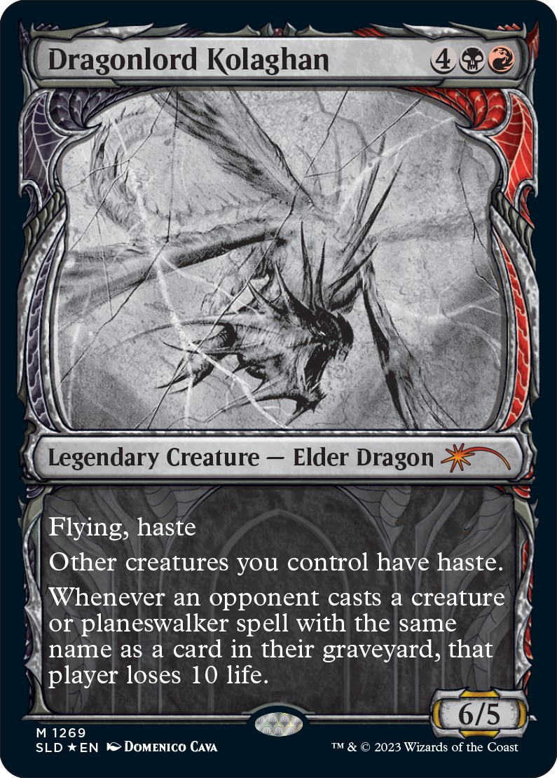 Dragonlord Kolaghan (Halo Foil) - Secret Lair Drop Series - Magic: The ...