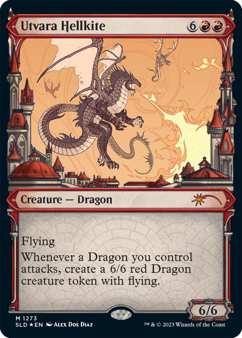 Utvara Hellkite (Halo Foil) - Secret Lair Drop Series - Magic: The Gathering
