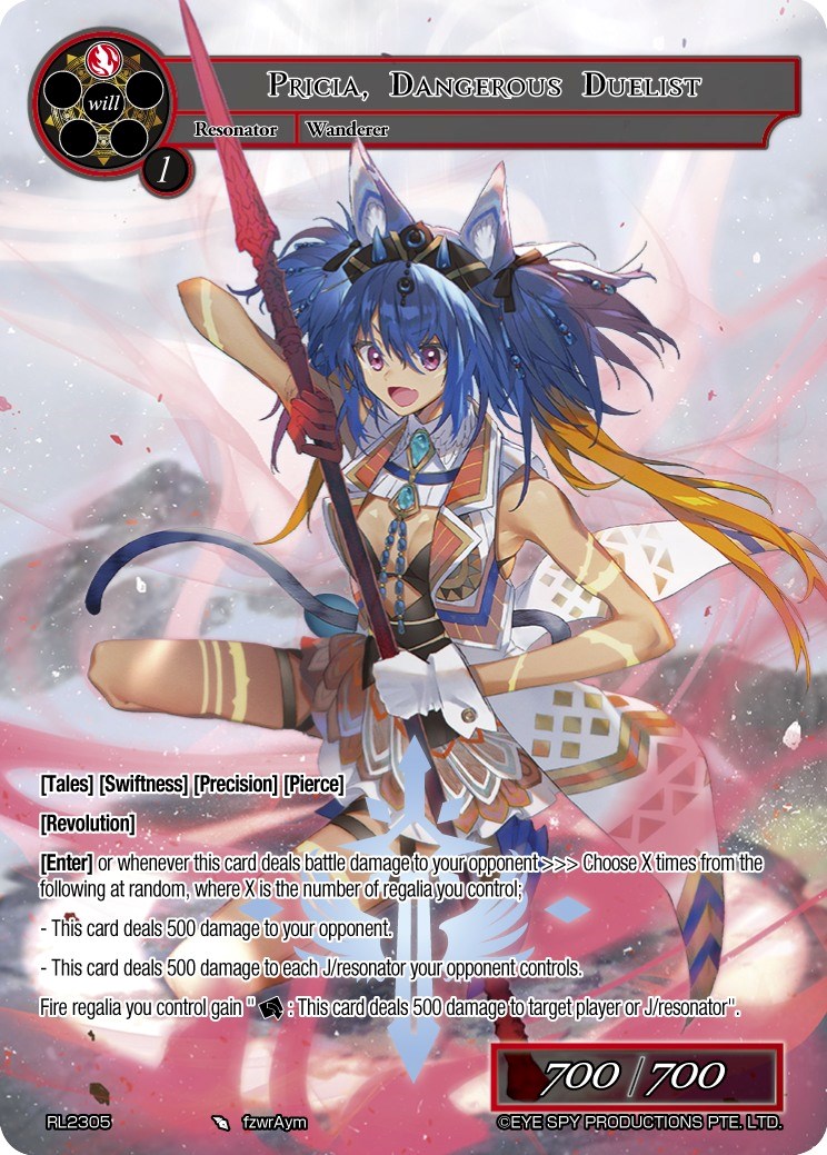 Pricia, Dangerous Duelist - Promo Cards - Force of Will
