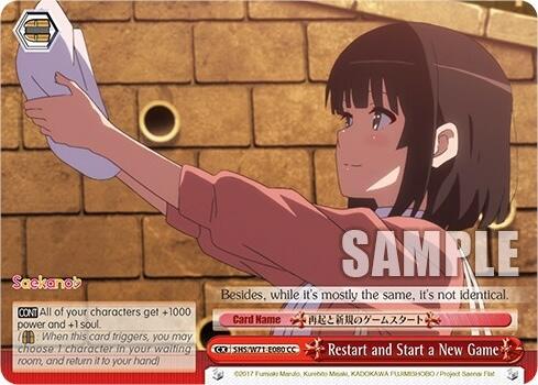 Restart and Start a New Game - Saekano How to Raise a Boring Girlfriend ...
