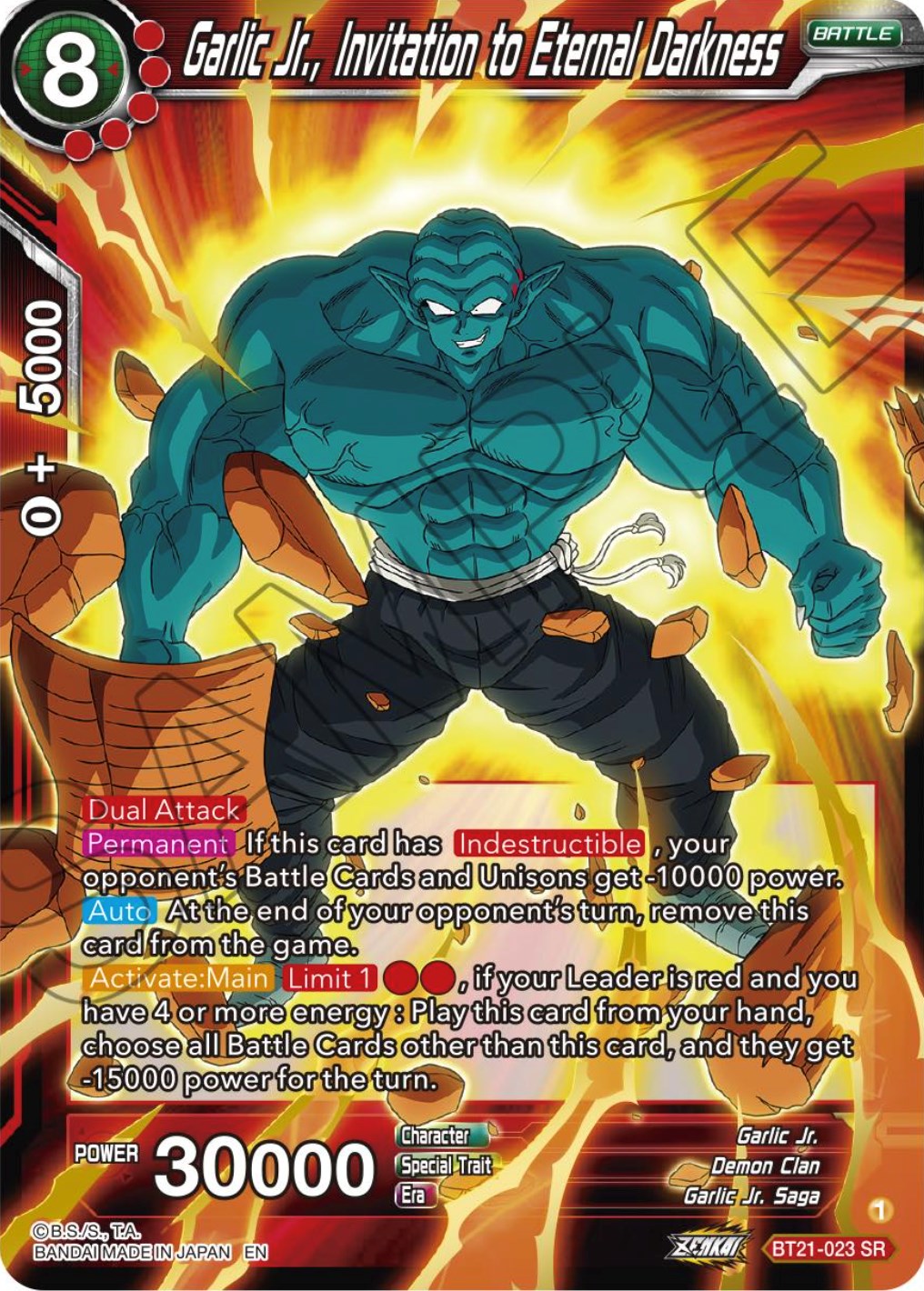 Garlic Jr., Invitation to Eternal Darkness - Wild Resurgence - Dragon ...