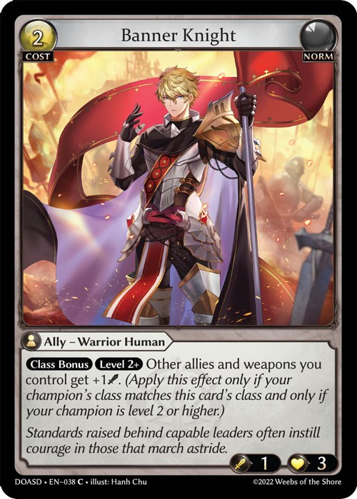 Banner Knight - Dawn of Ashes Starter Decks - Grand Archive TCG