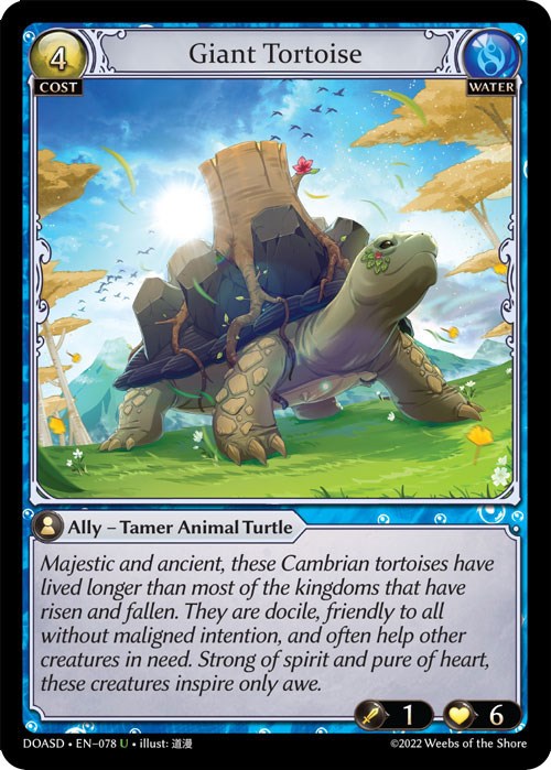 Giant Tortoise - Dawn of Ashes Starter Decks - Grand Archive TCG