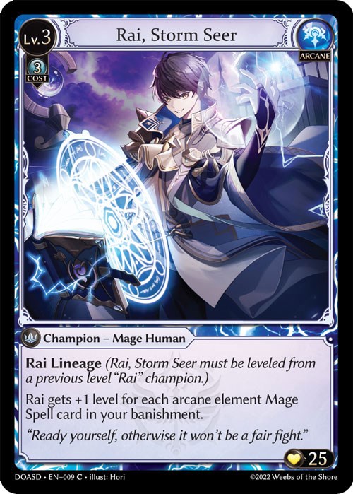 Rai, Storm Seer - Dawn of Ashes Starter Decks - Grand Archive TCG