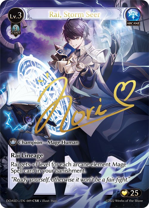 Rai, Storm Seer (CSR) - Dawn of Ashes Starter Decks - Grand Archive TCG