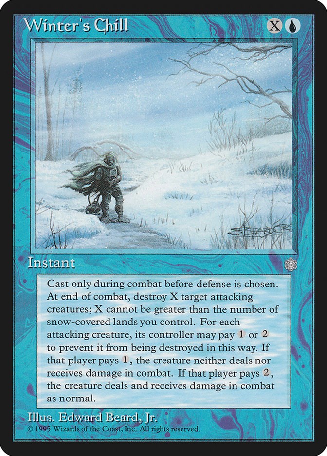 Winter's Chill - Ice Age - Magic: The Gathering