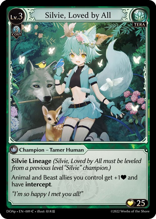Silvie, Loved by All - Dawn of Ashes Prelude - Grand Archive TCG