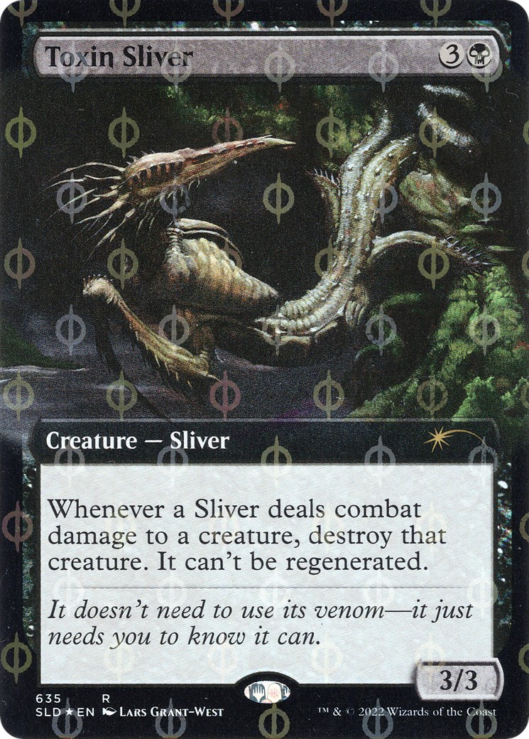 Toxin Sliver (Extended Art) (Step-and-Compleat Foil) - Secret Lair Drop ...