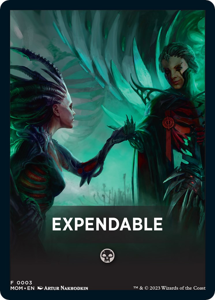 Expendable Theme Card - March of the Machine - Magic: The Gathering