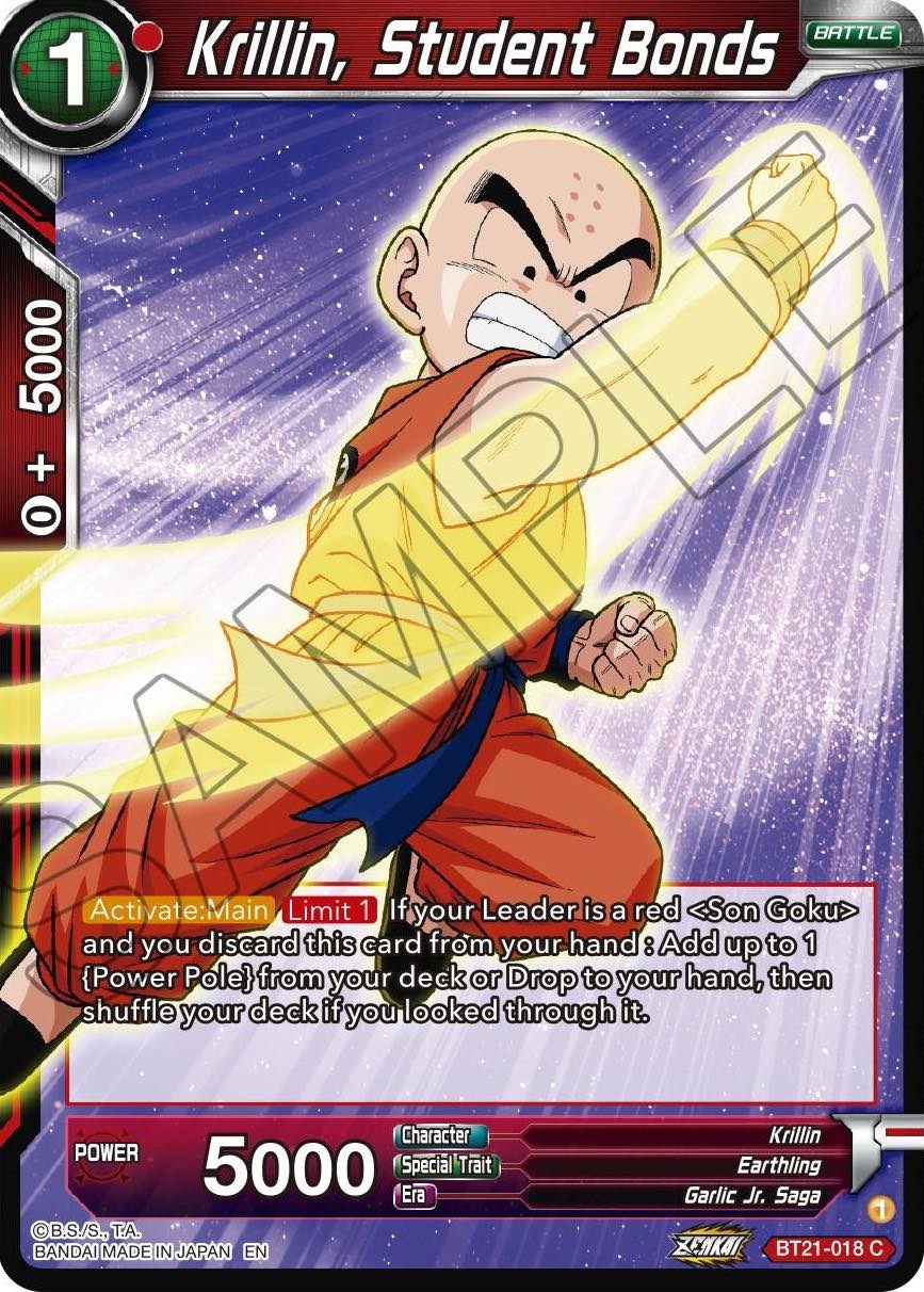 Krillin, Student Bonds - Wild Resurgence - Dragon Ball Super: Masters
