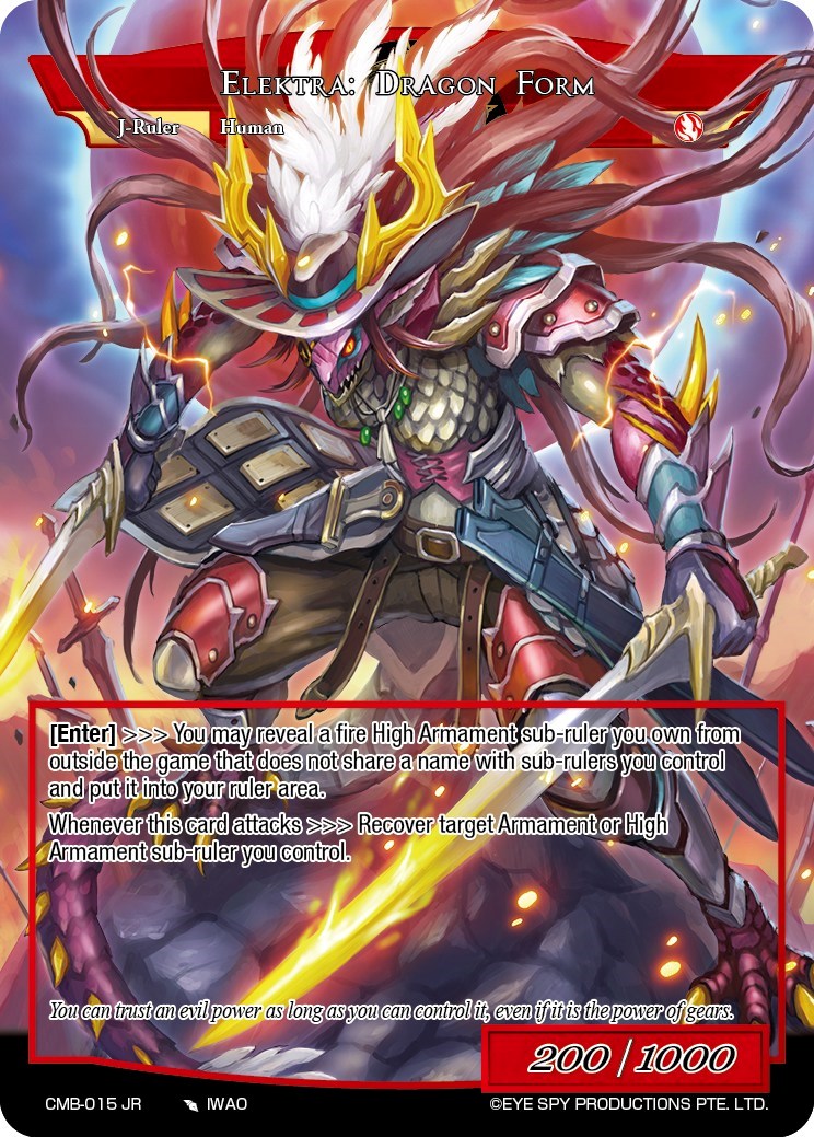 Armament Refinement // Elektra: Dragon Form - Crimson Moon's ...