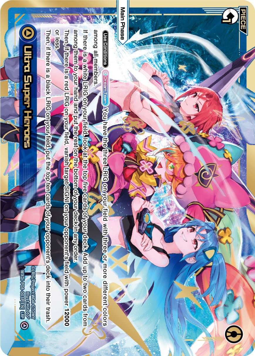 Ultra Super Heroes (LRP) - Spread Diva - WIXOSS