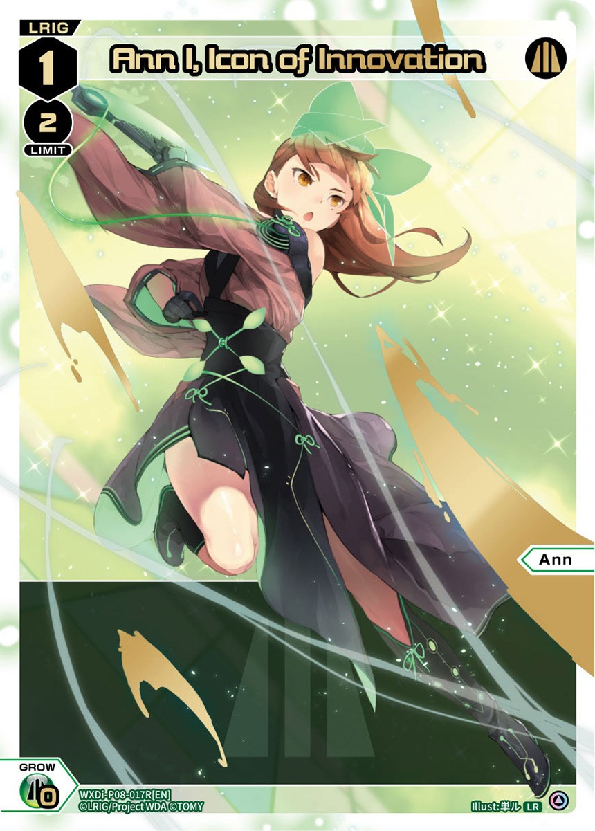 Ann I, Icon of Innovation (LR) - Spread Diva - WIXOSS