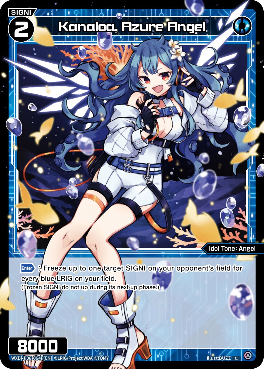 Kanaloa, Azure Angel (Parallel Foil) - Spread Diva - WIXOSS