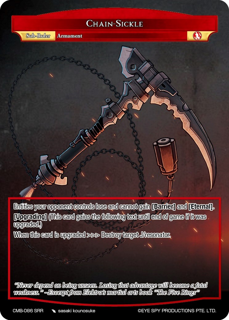 Chain-Sickle - Crimson Moon's Battleground - Force of Will