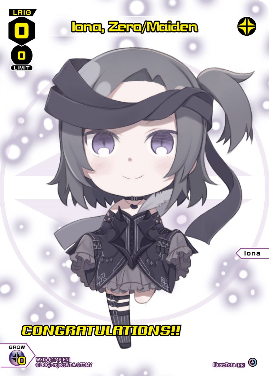Iona, Zero/Maiden (May 2023) (Winner) - Promo Cards - WIXOSS