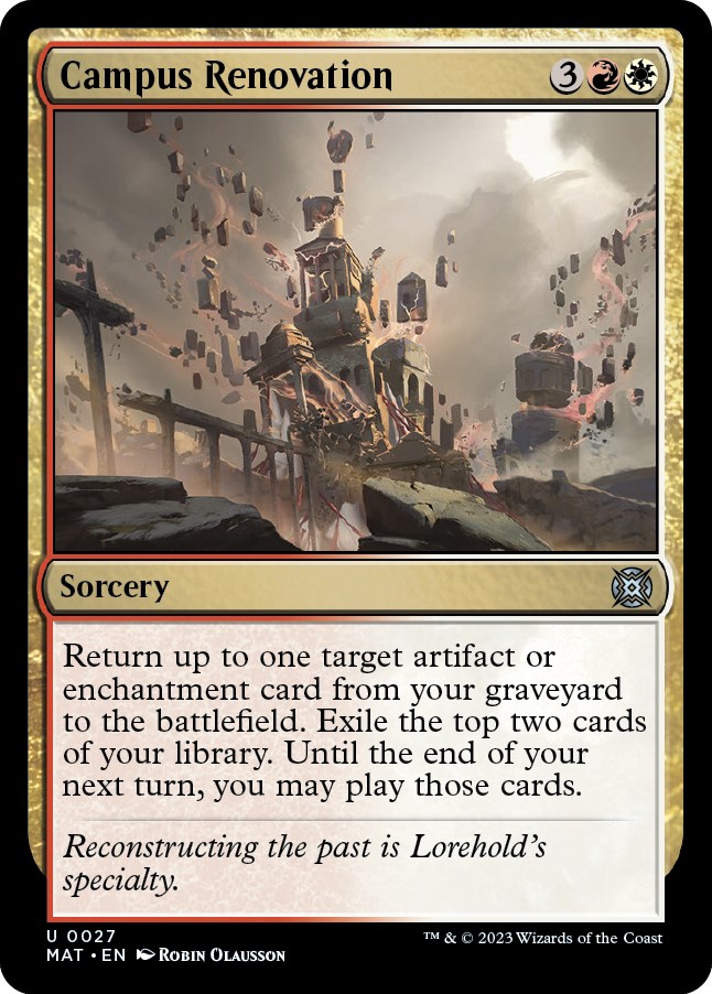 Campus Renovation - March of the Machine: The Aftermath - Magic: The ...