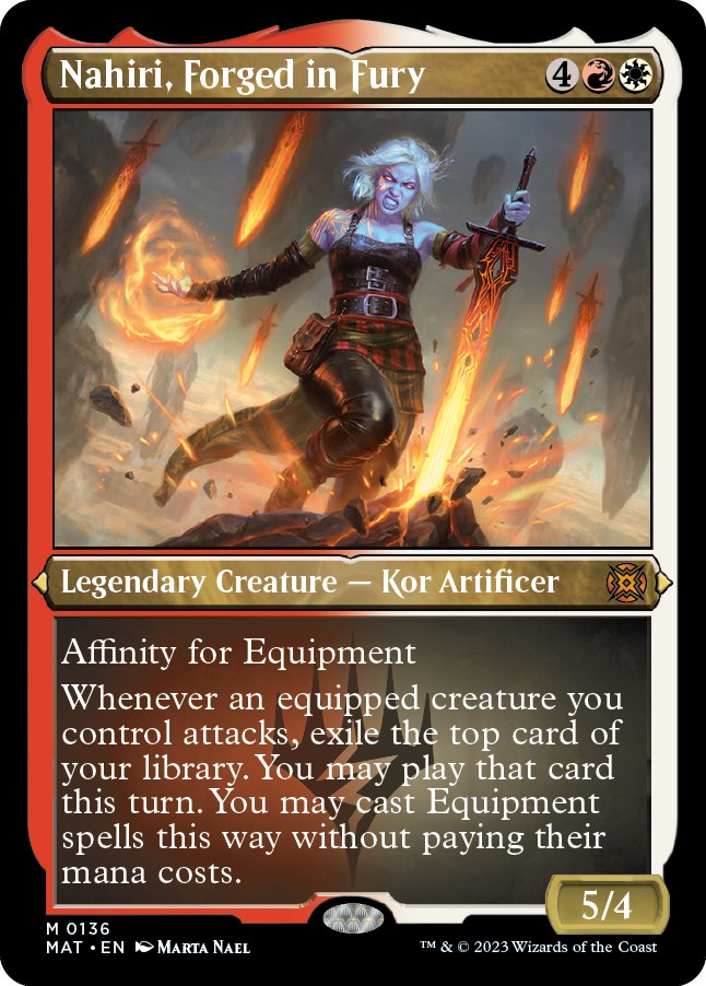 Nahiri, Forged in Fury (Foil Etched) - March of the Machine: The ...