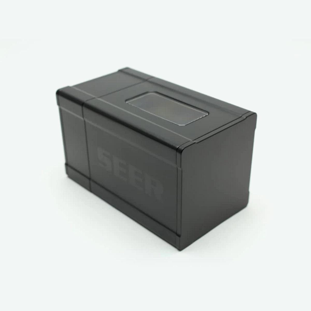 SEER Deck Box - Black - BoxGods Deck Boxes - Deck Boxes
