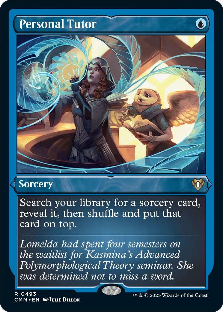 Personal Tutor (Foil Etched) - Commander Masters - Magic: The Gathering